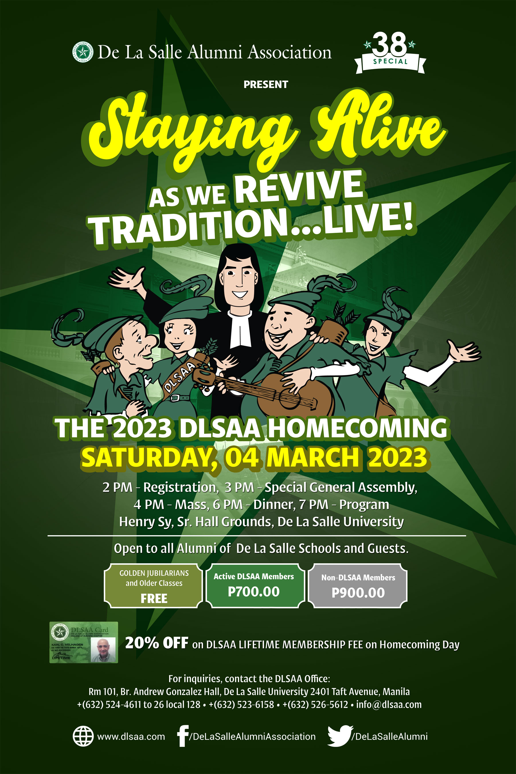 2023 DLSAA Homecoming De La Salle Alumni Association 2023 DLSAA Homecoming De La Salle Alumni Association